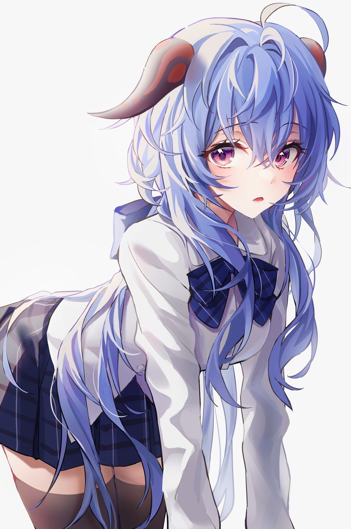 Cute Ganyu getting ready for school!!💕 Genshin Impact | HoYoLAB