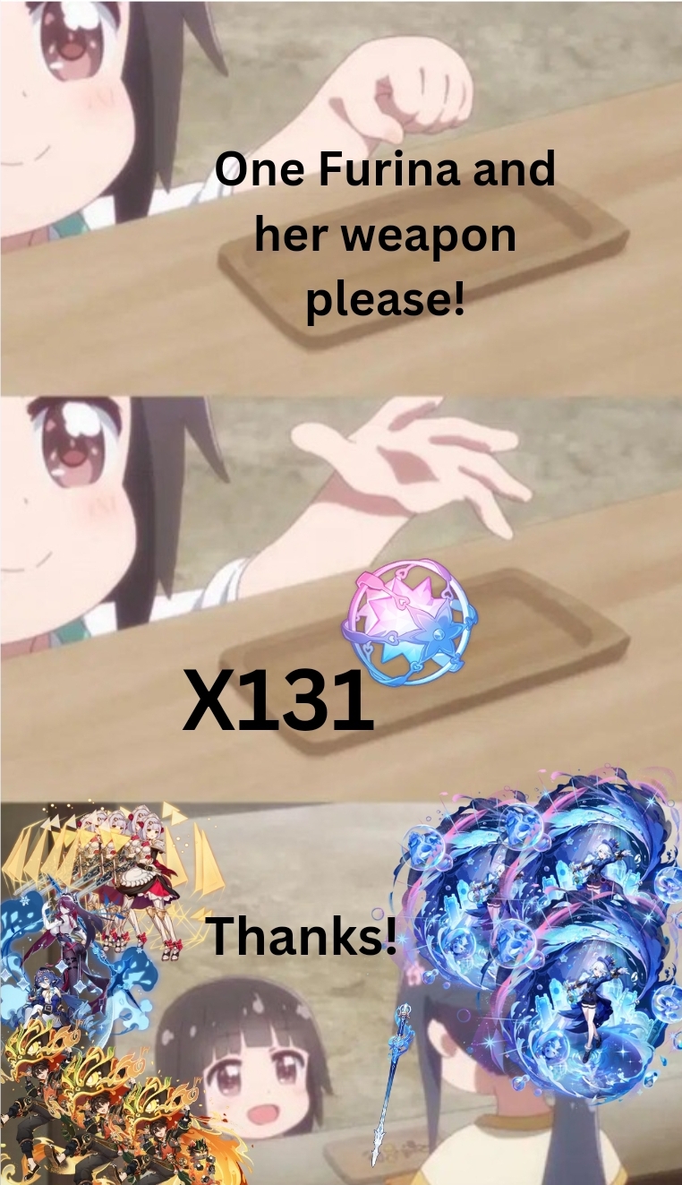 How my Furina pulls went this patch Genshin Impact | HoYoLAB