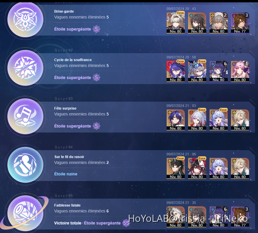 HSR : Éclat stellaire Honkai: Star Rail | HoYoLAB