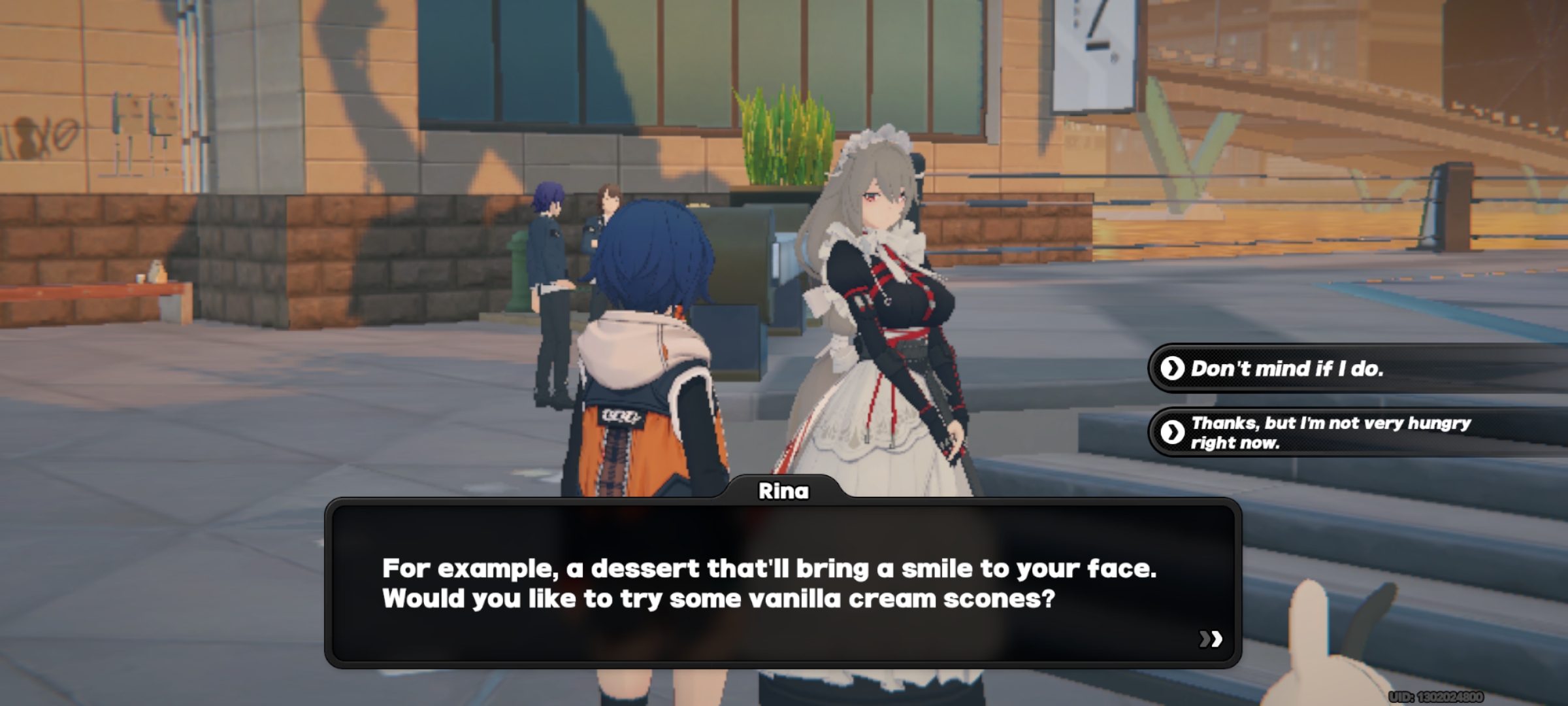 Rina's vanilla cream scones Zenless Zone Zero | HoYoLAB