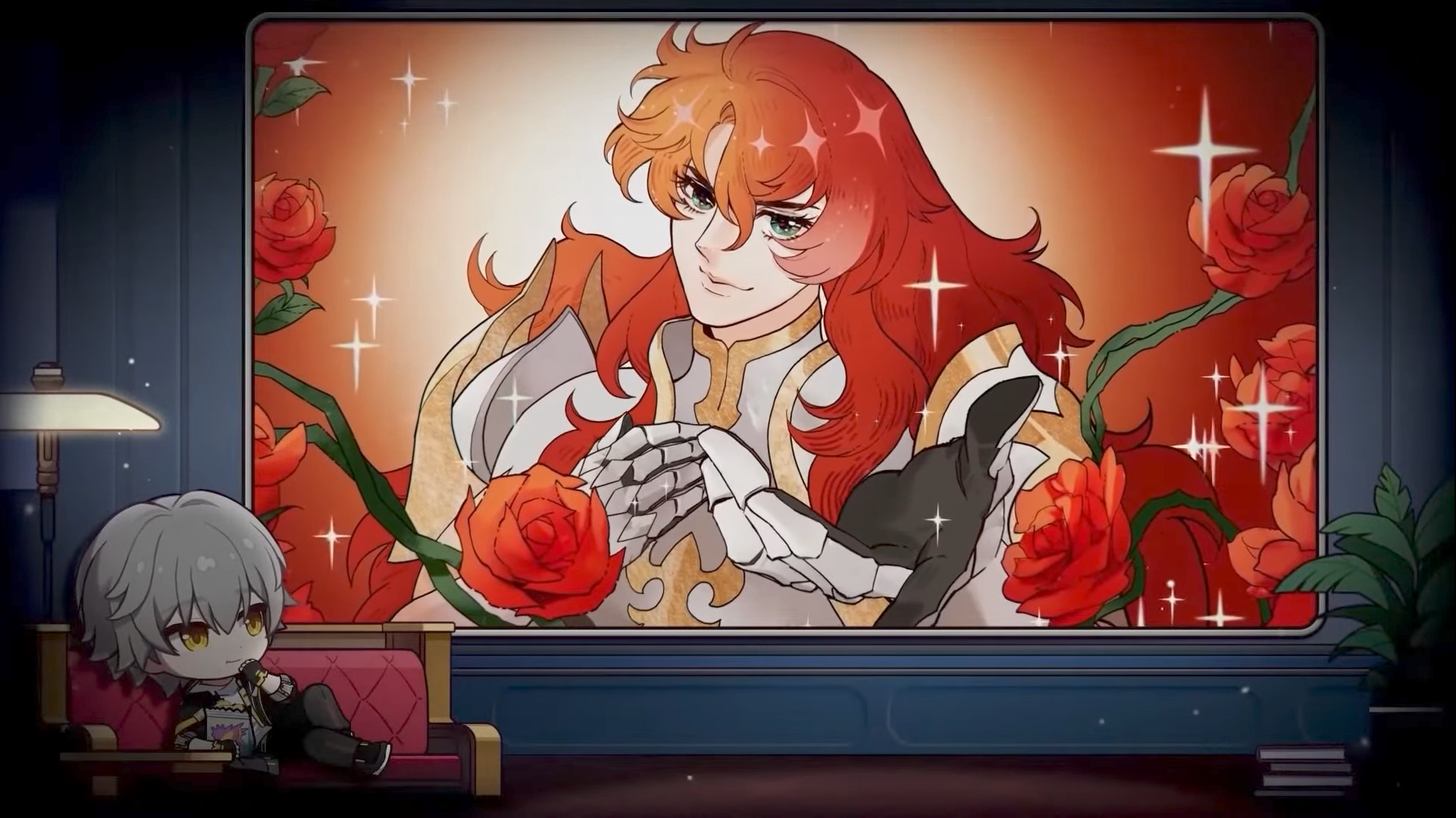 These shots of Argenti from the livestream are inspired by Lady Oscar ...