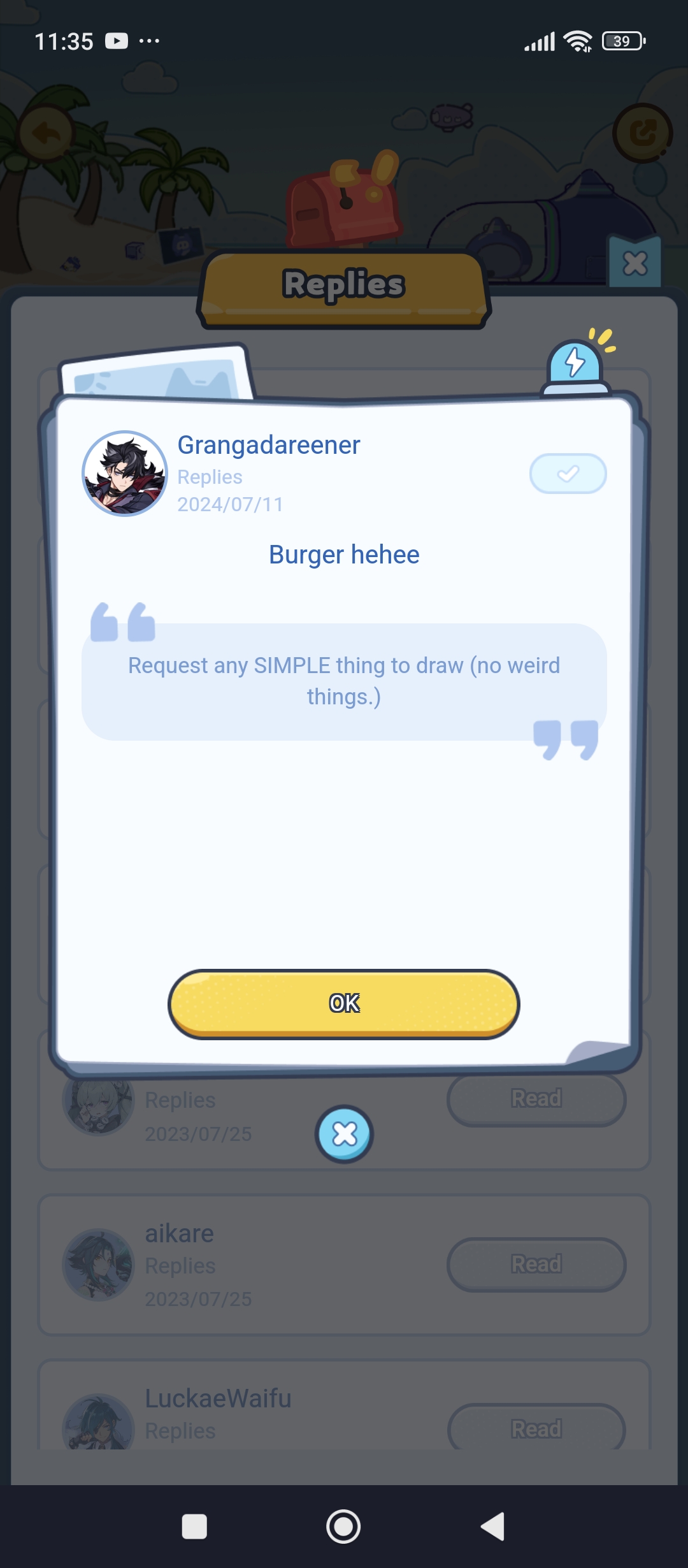 DING DING! YOUR BURGER IS HERE! @Grangadareener Genshin Impact | HoYoLAB