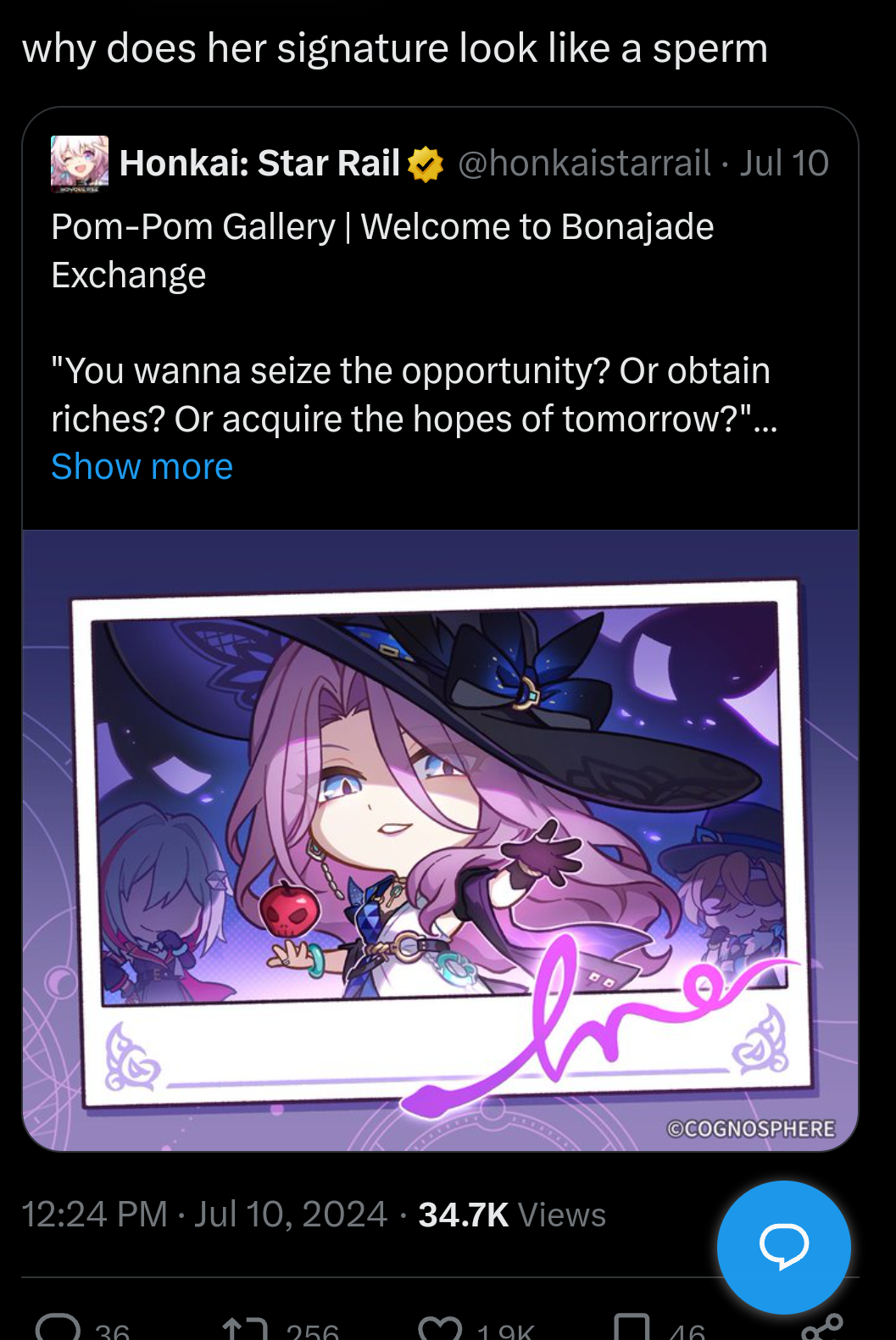 Great, I can't unsee it now... Honkai: Star Rail | HoYoLAB