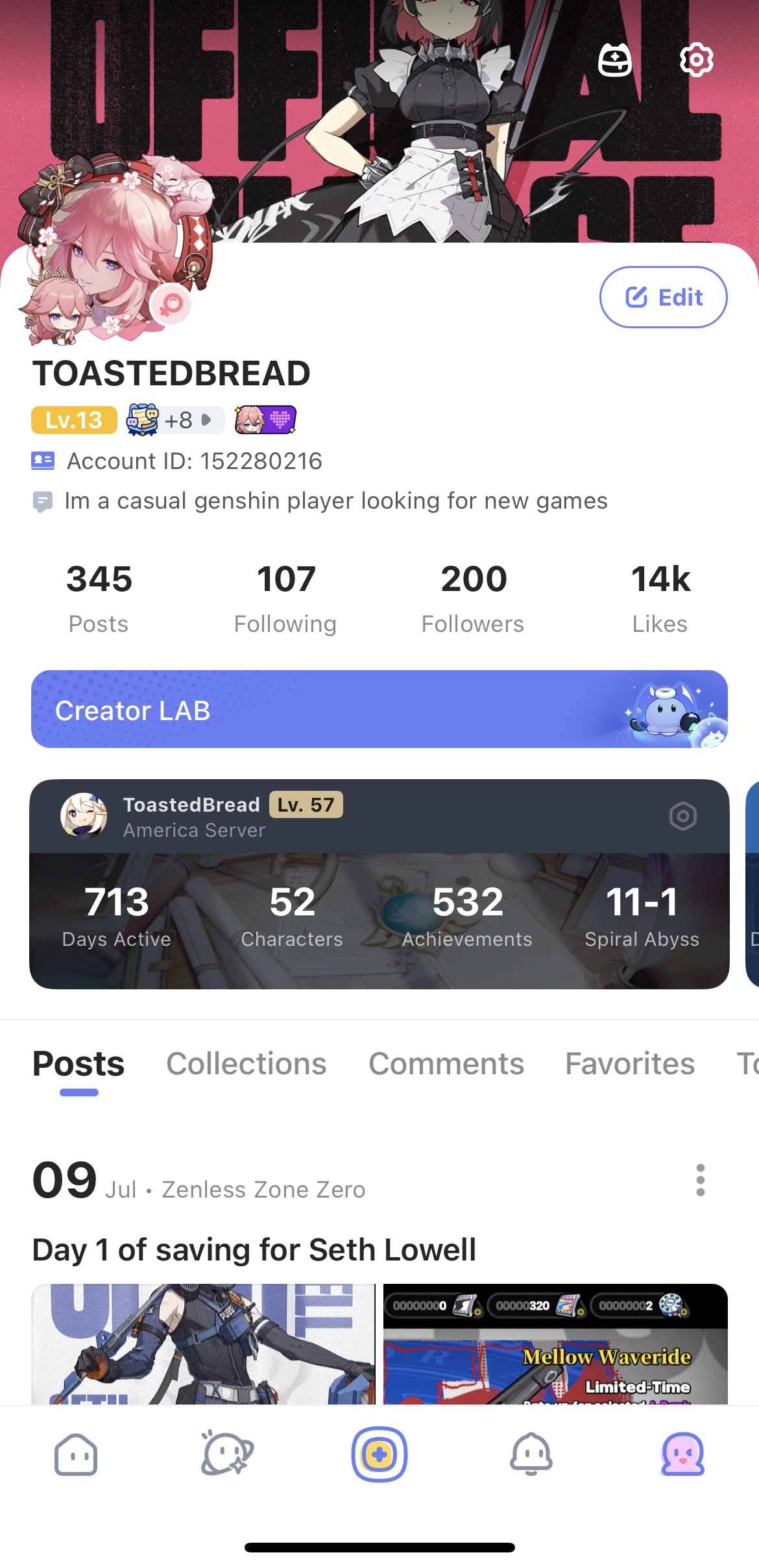 Tysm for 200 Followers!! | HoYoLAB