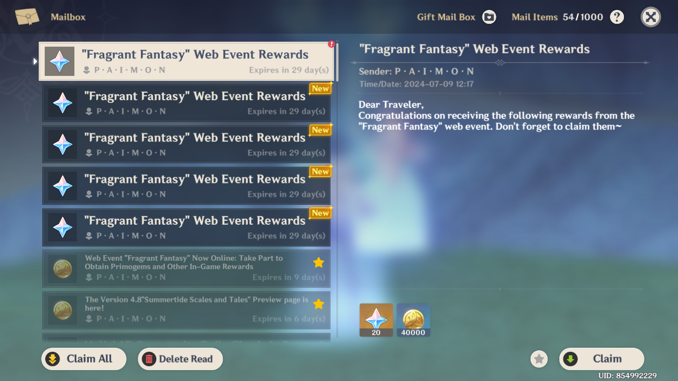 Attention )) ***** Dear Hoyoverse Genshin Impact | HoYoLAB