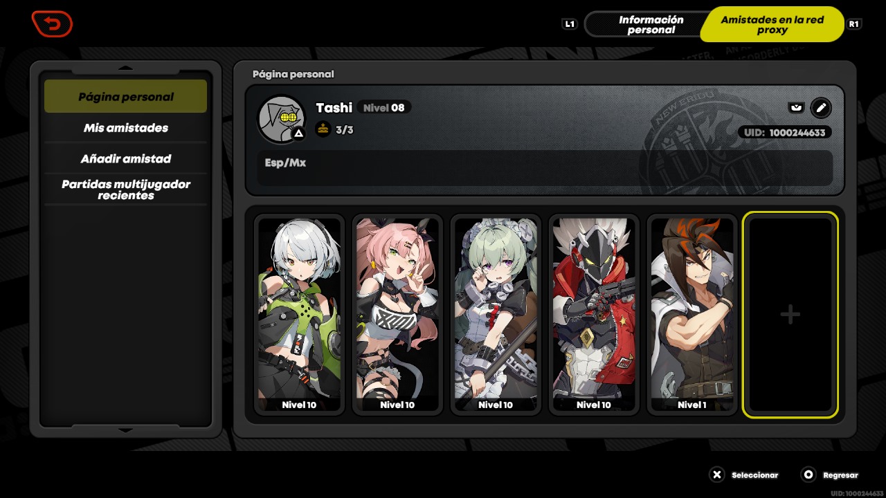 Agregame Uid 100024633 Zenless Zone Zero | HoYoLAB