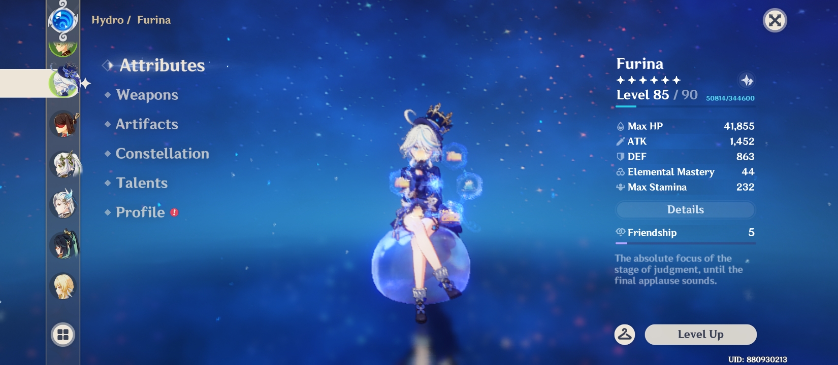 Rate my Furina Build Genshin Impact | HoYoLAB