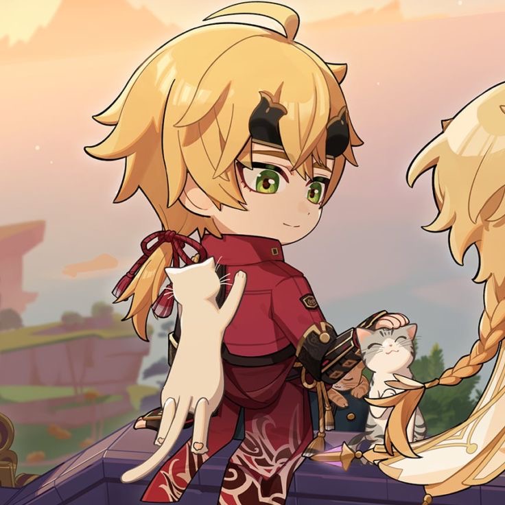 Thoma và mèo, Aether Genshin Impact | HoYoLAB