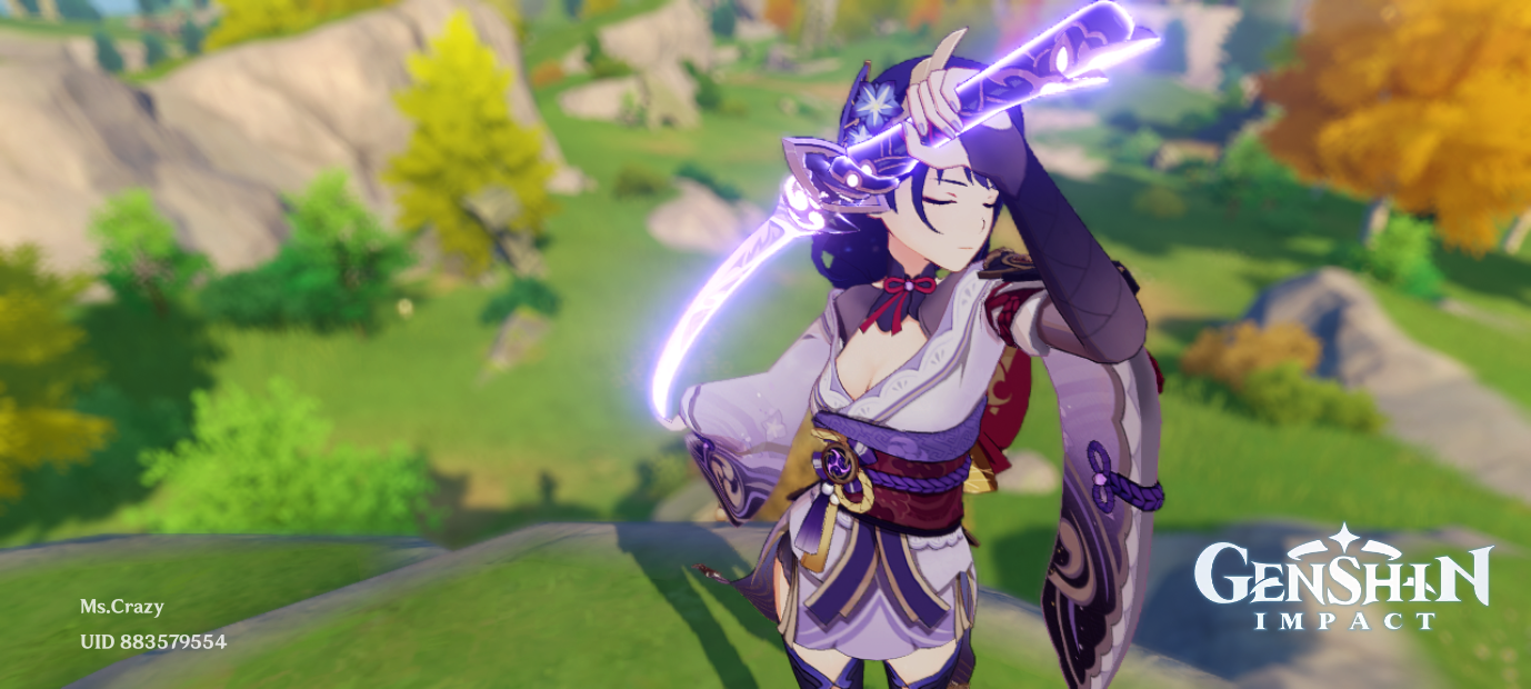 The shogun awesome pose🙂 Genshin Impact | HoYoLAB