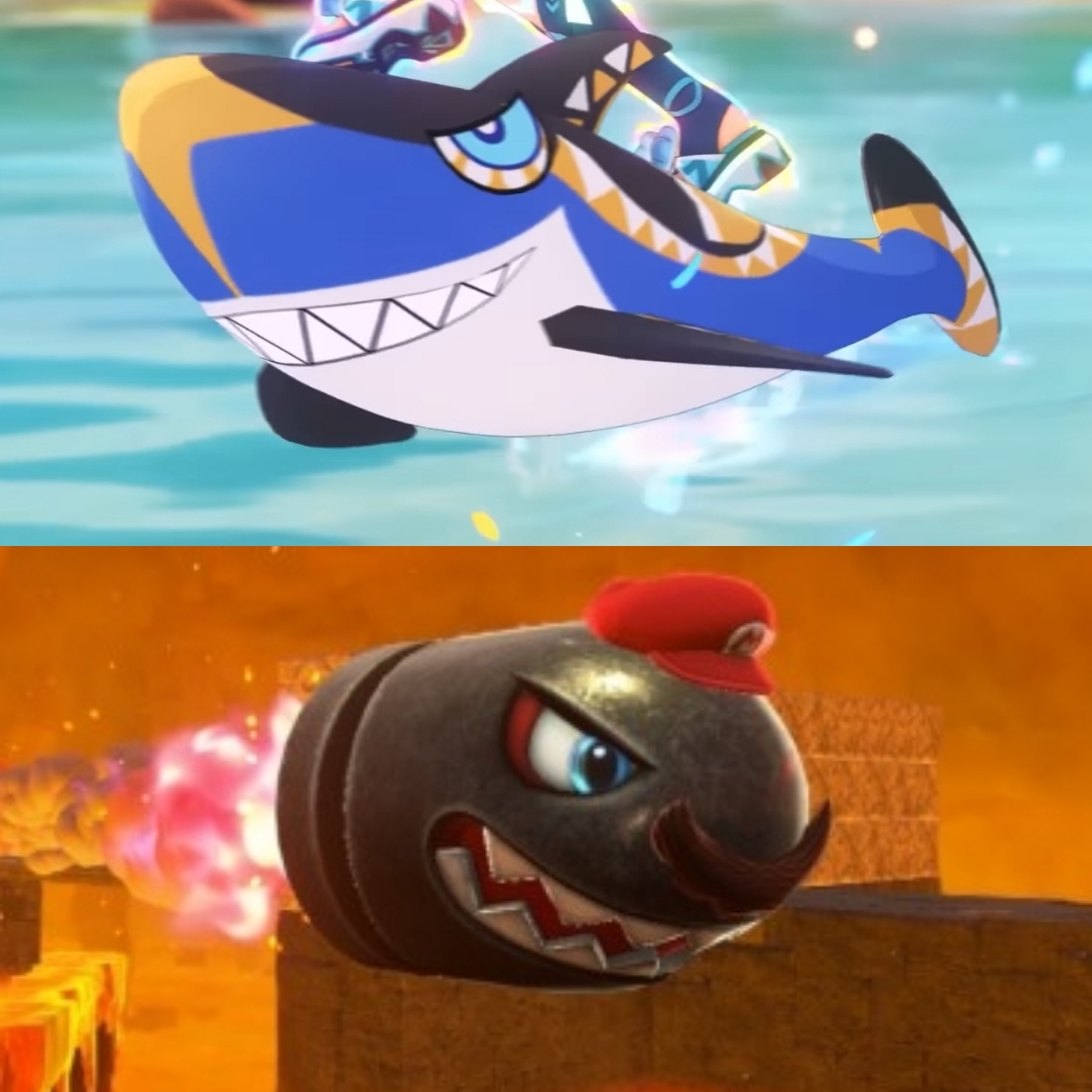 aaah her shark reminds me of banzai bill from mario !!! What name would ...