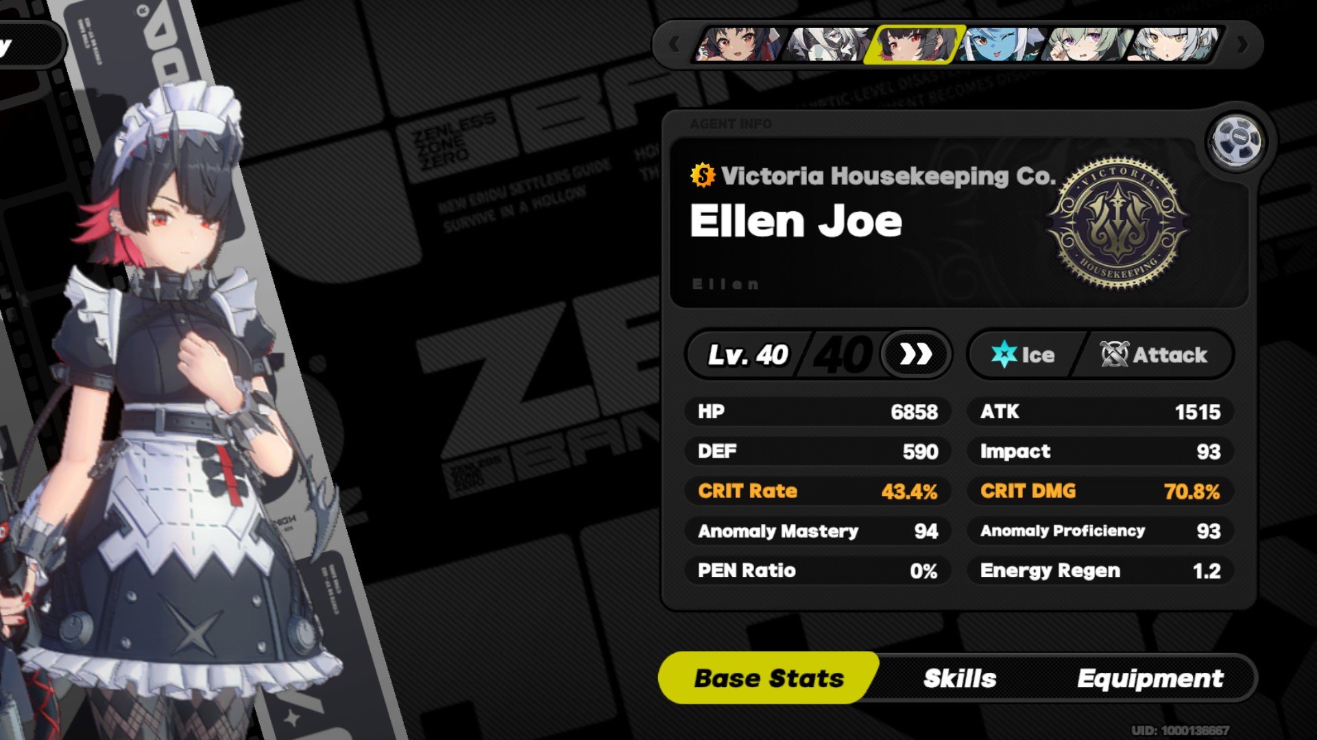 Ellen build so far Zenless Zone Zero | HoYoLAB