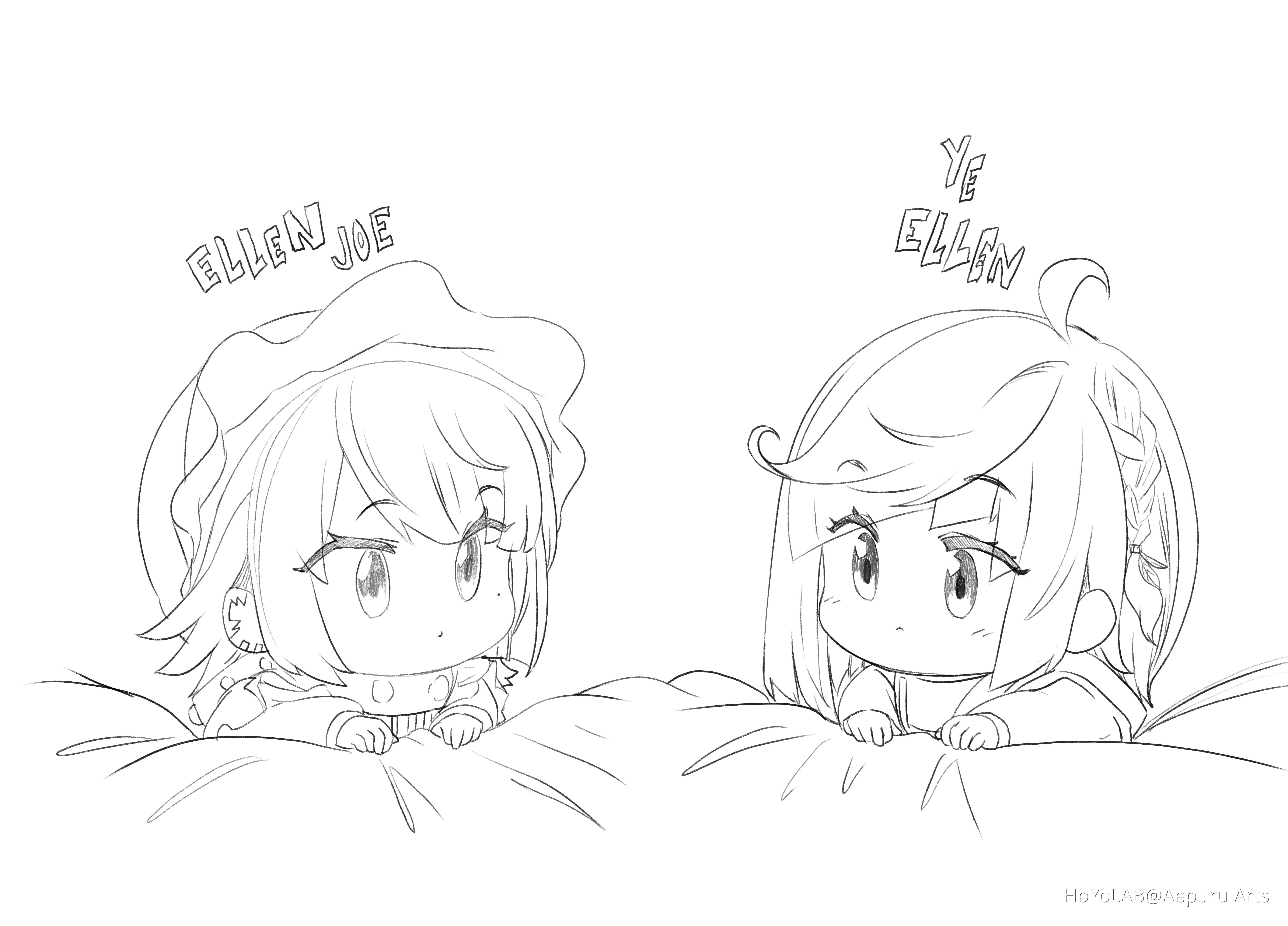 Two Baby Ellen Zenless Zone Zero | HoYoLAB