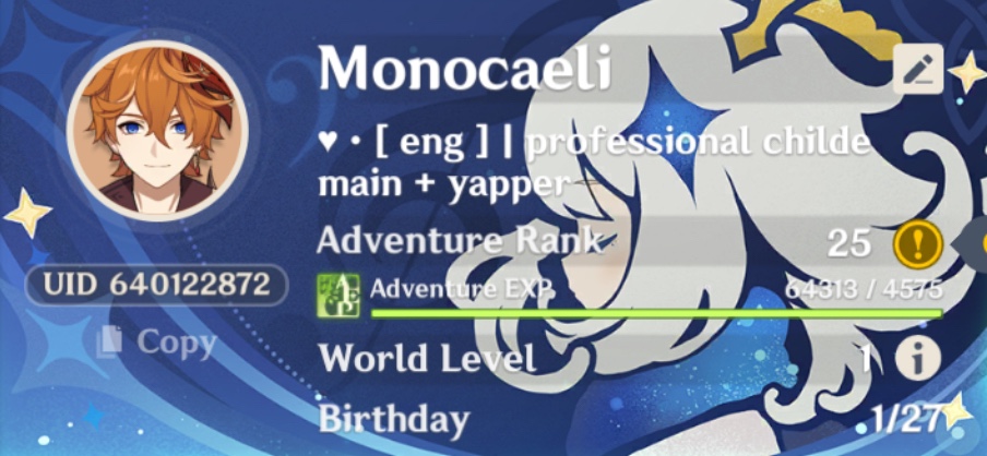 Monocaeli - Intro (CHILDE MAIN 🐳) Genshin Impact | HoYoLAB