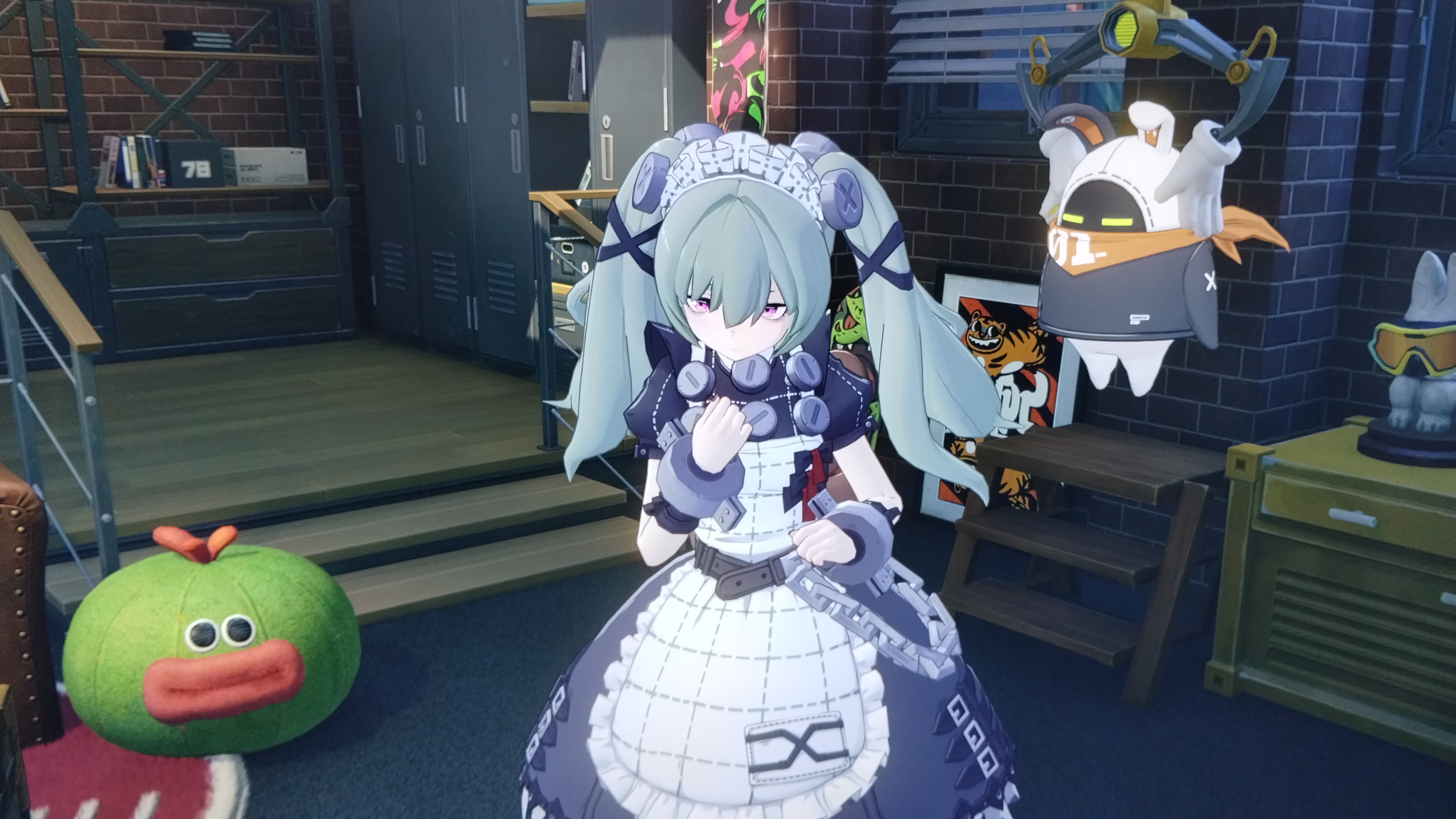 Corin in main character room Zenless Zone Zero | HoYoLAB