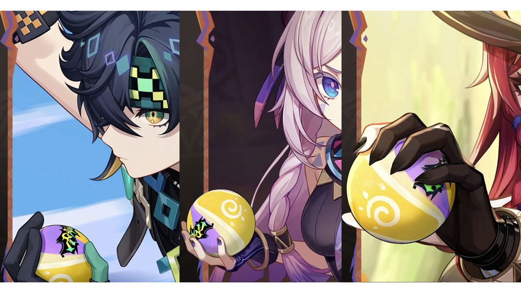 Kayeke, I choose you! First look at Natlan tournament balls... Genshin ...