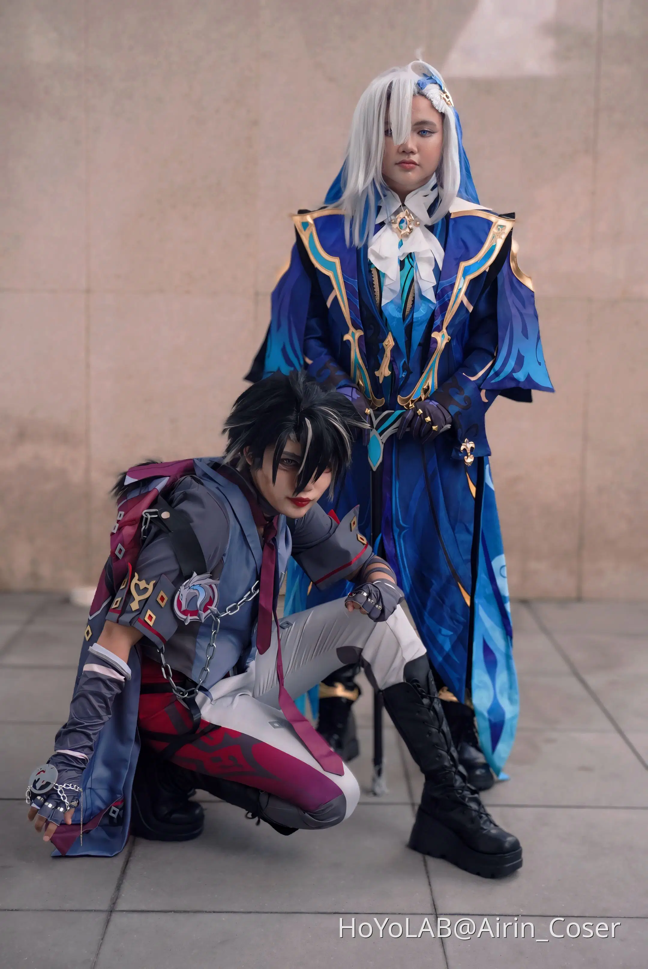 Got your back, Monsieur [Wriothesley & Neuvillete Cosplay] Genshin ...