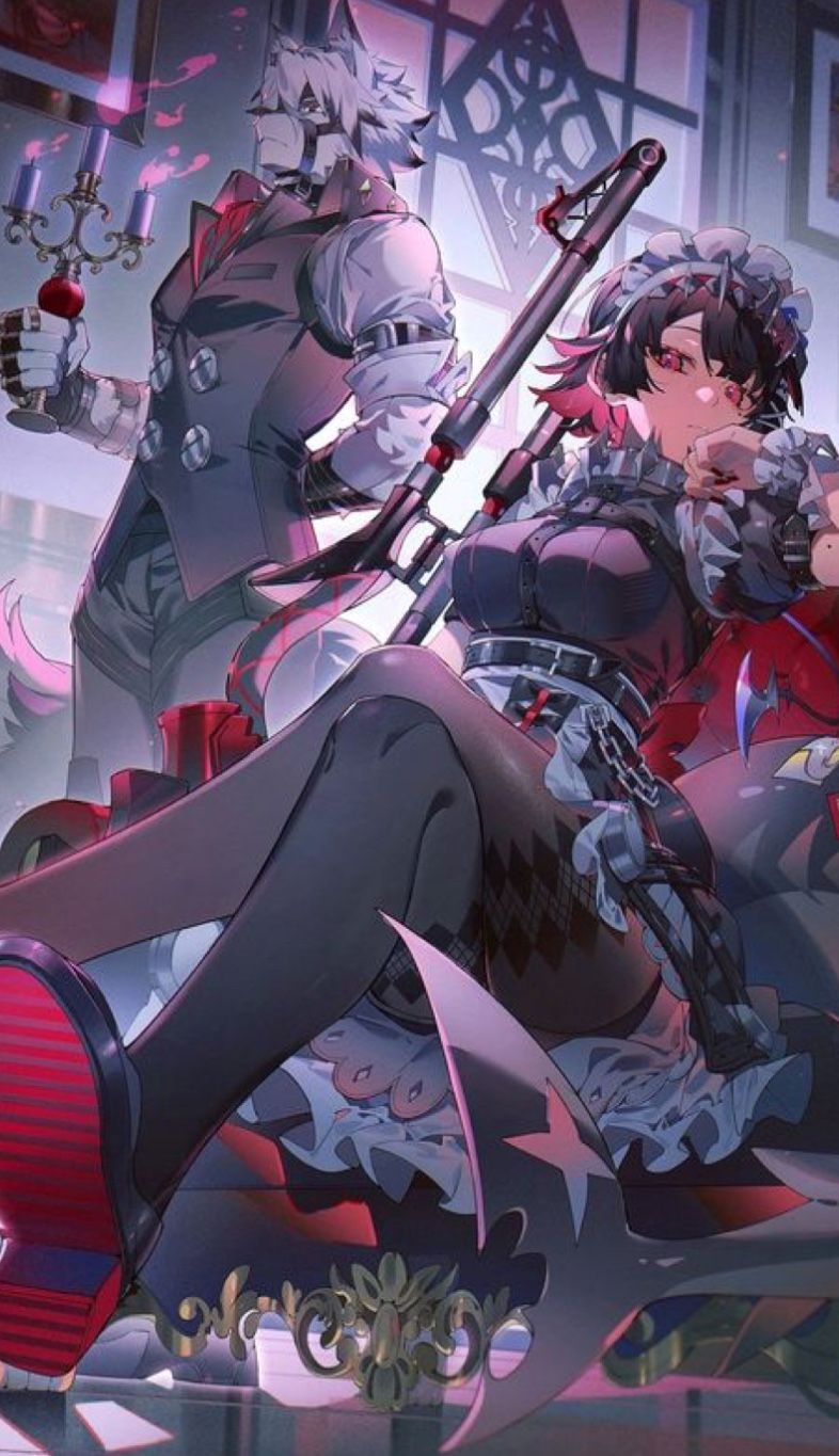 Cute Ellen and Lycaon Wallpaper Zenless Zone Zero | HoYoLAB