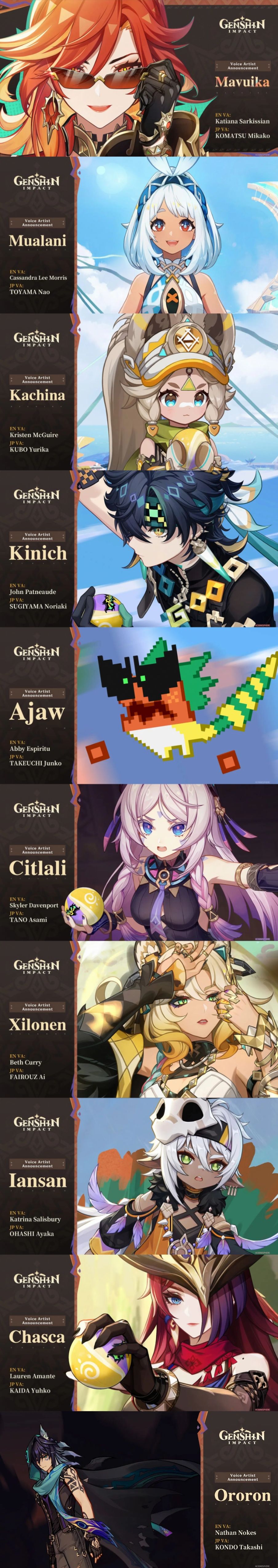 Natlan Character Preview Teaser! Who are you most excited for? Genshin ...