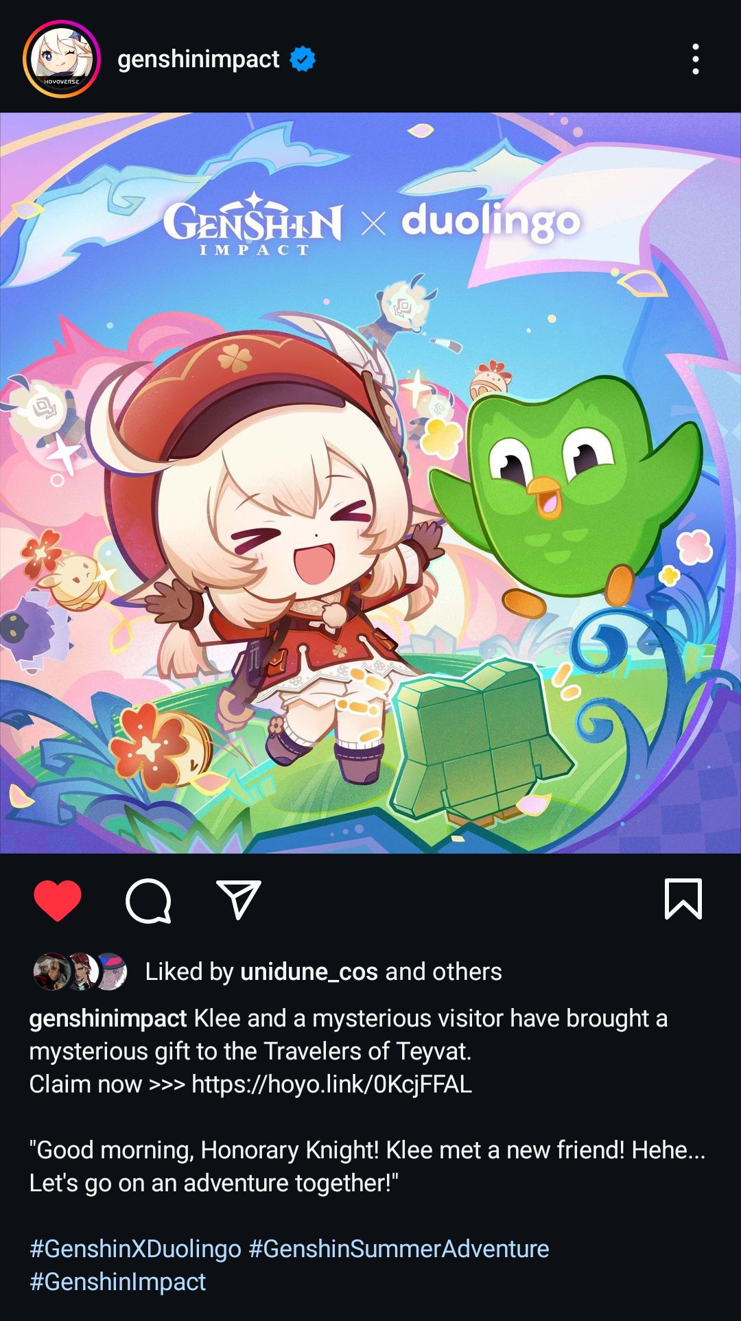 Genshin Collab with Duolingo is Real Genshin Impact | HoYoLAB