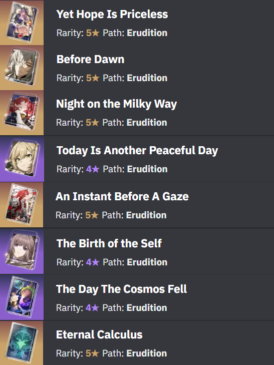 My list for the best light cones for ( Jade ) 👍 Honkai: Star Rail | HoYoLAB