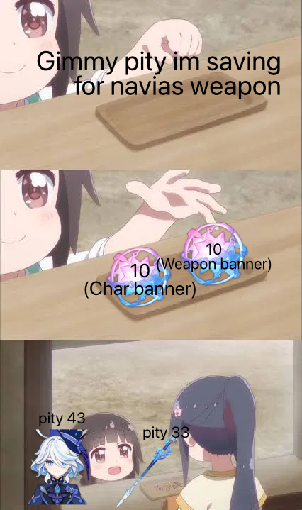 Theres my luck for navias weapon Genshin Impact | HoYoLAB