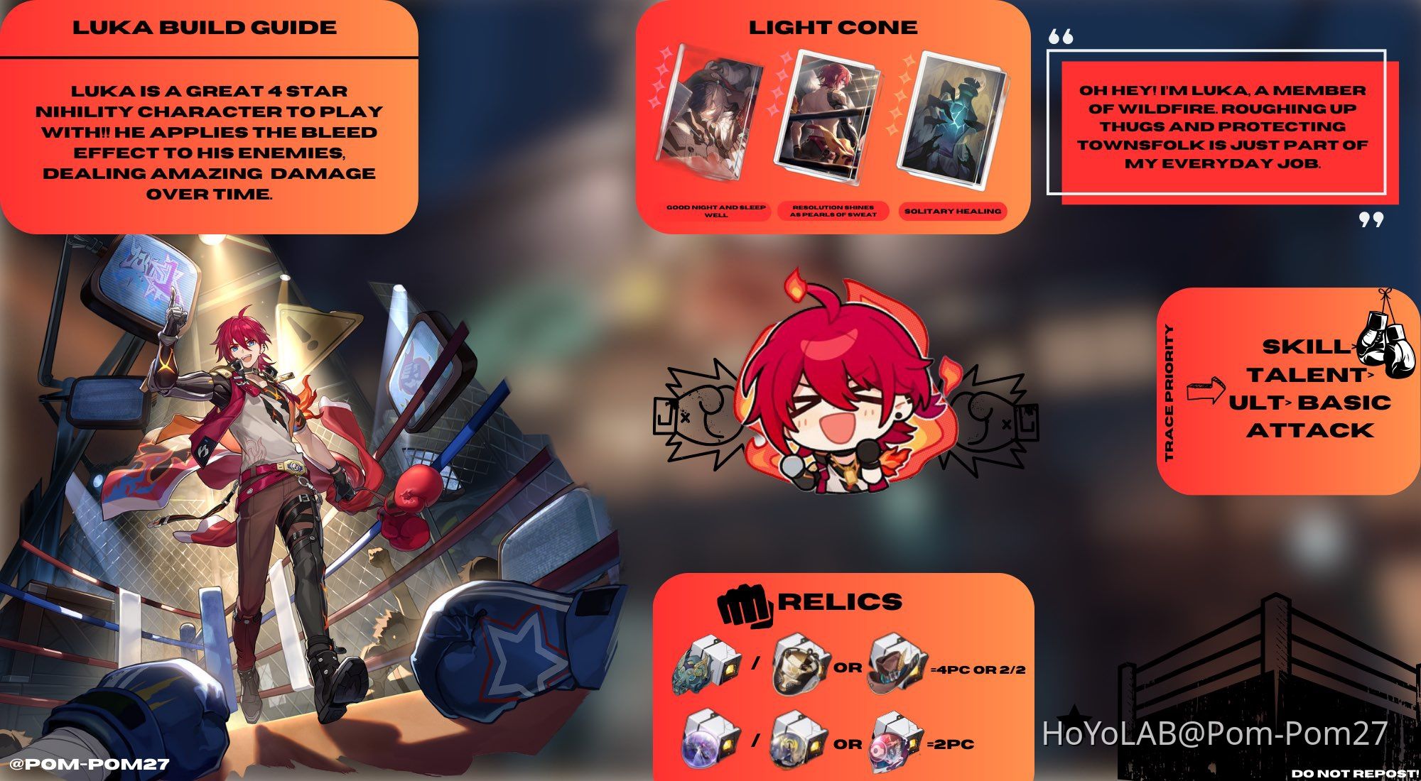 [V2.5] Character Build Guide~Luka💫 Honkai: Star Rail | HoYoLAB