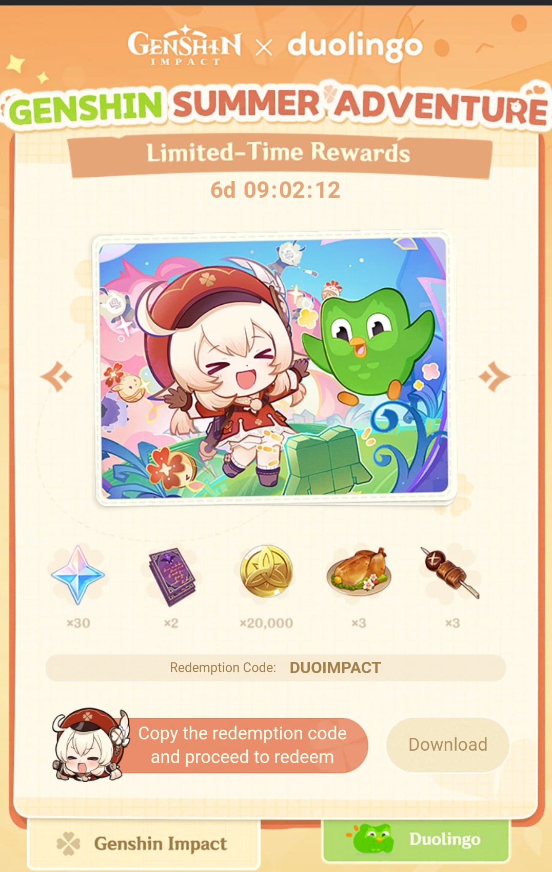 July 2024 Redeem Codes as well as Collaboration Event Primo code!!! Only 1 week to claim that ...