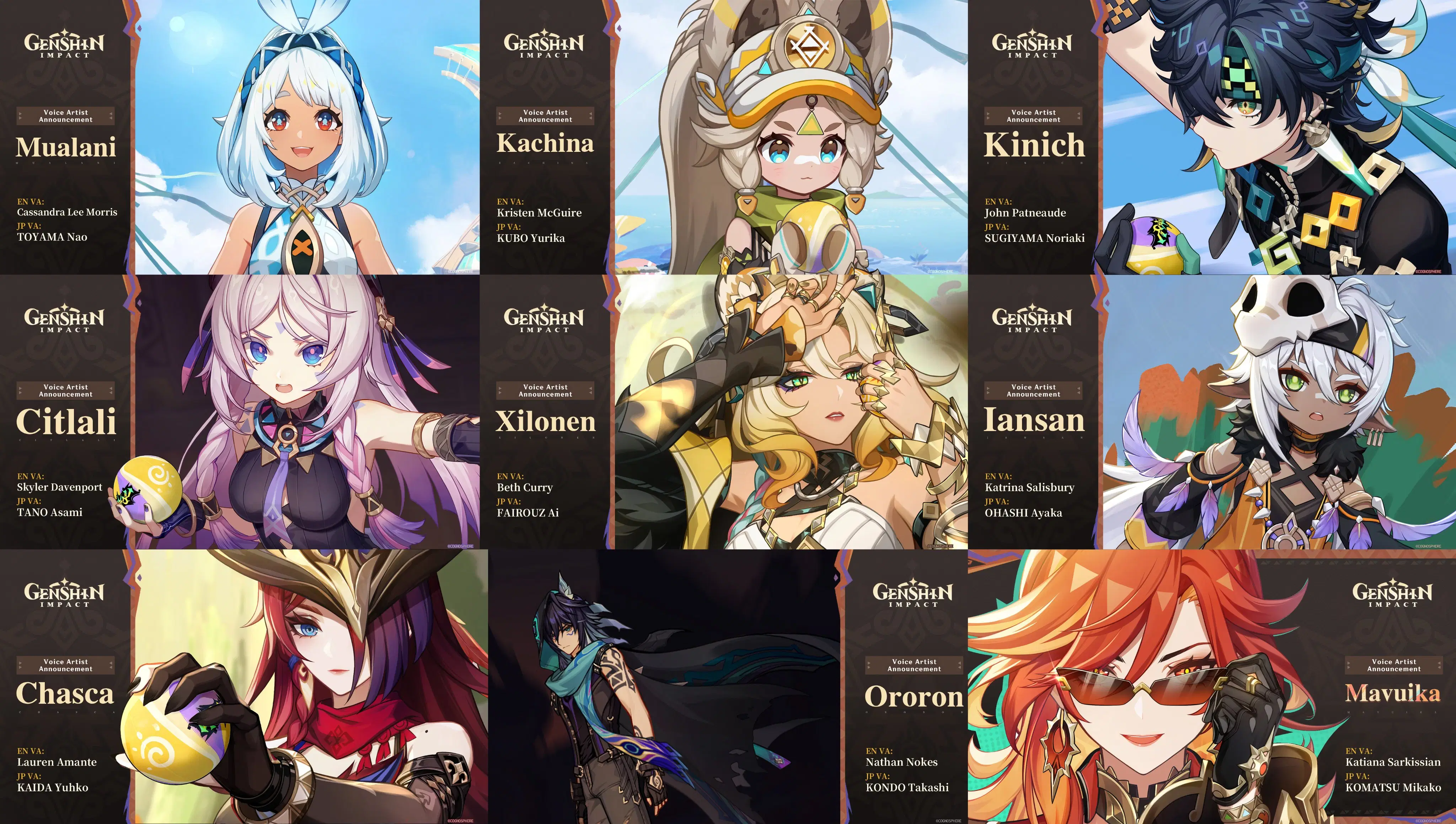 quais personagens de Natlan você vai atirar? Genshin Impact | HoYoLAB