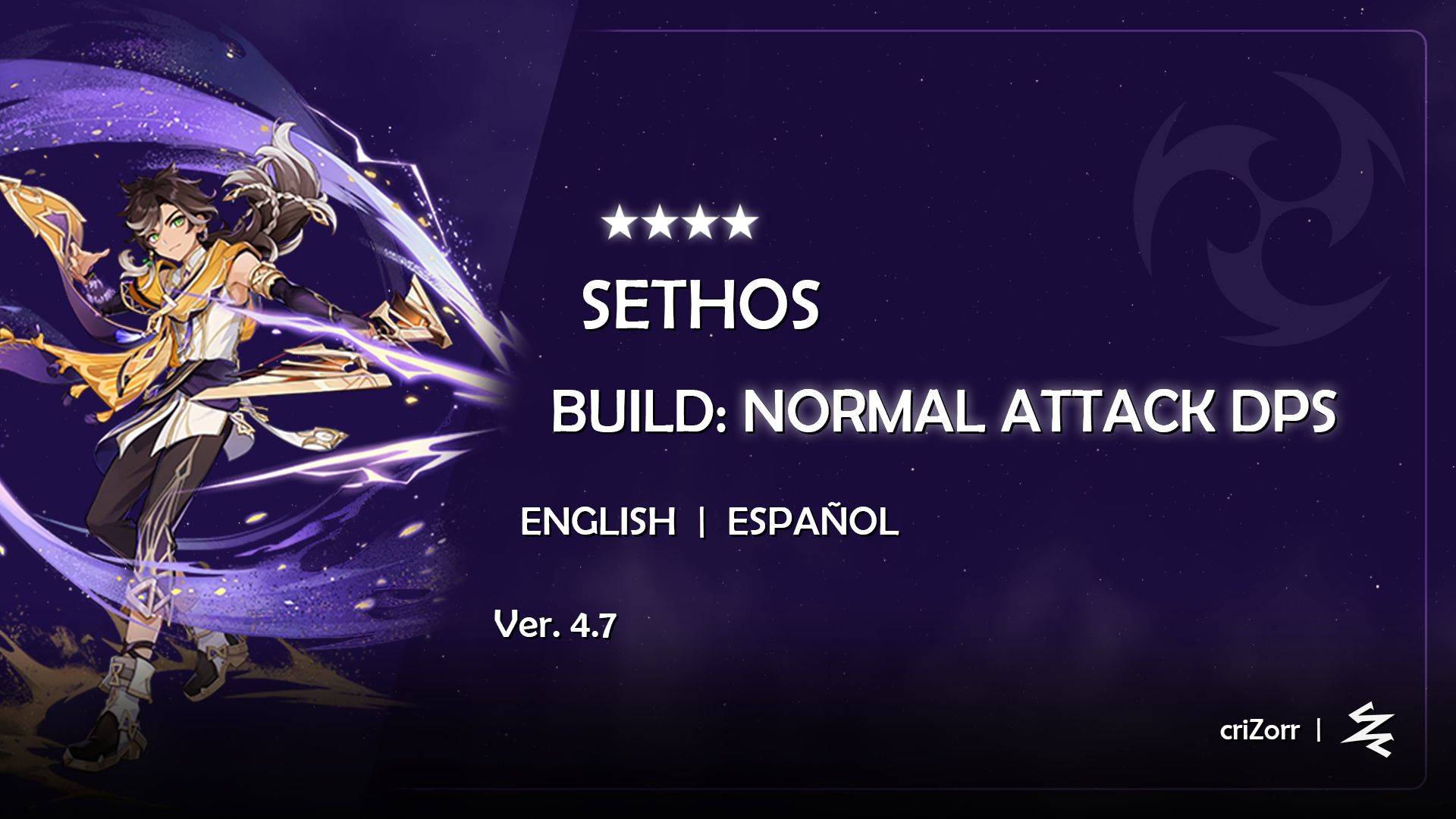 Sethos Build [v4.7] Genshin Impact | HoYoLAB
