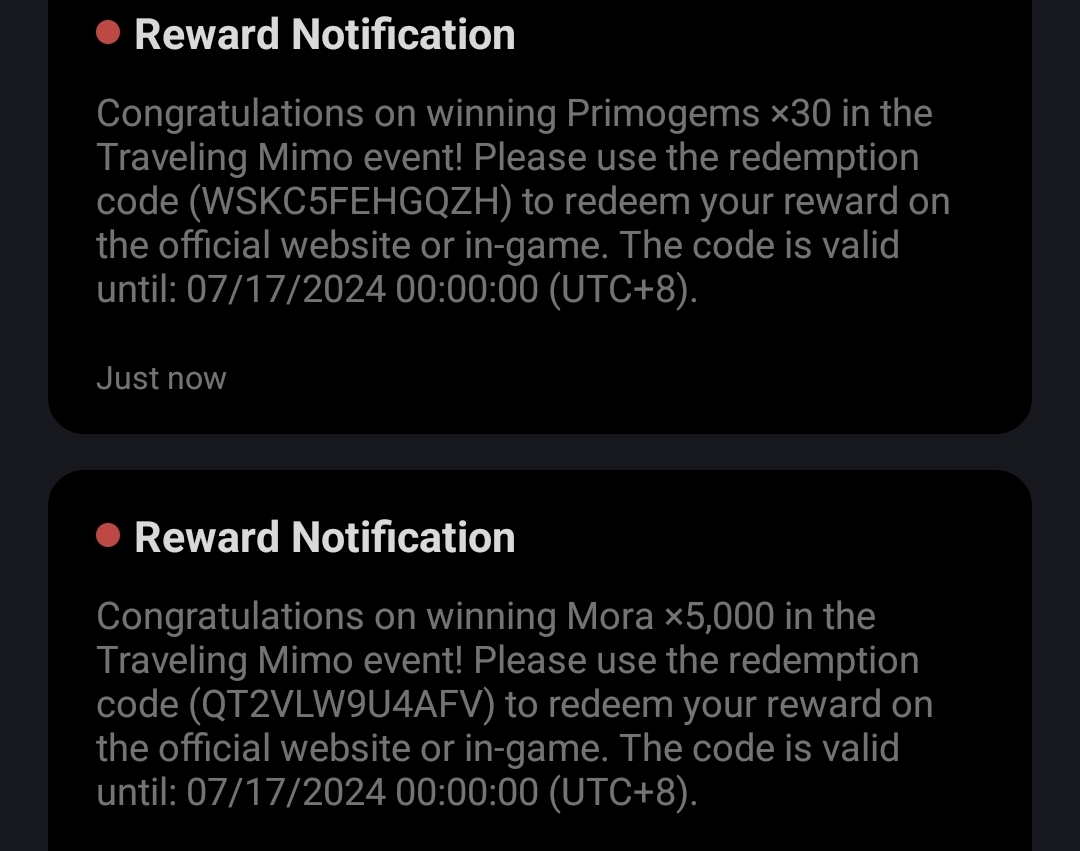 primogem and mora code Genshin Impact | HoYoLAB