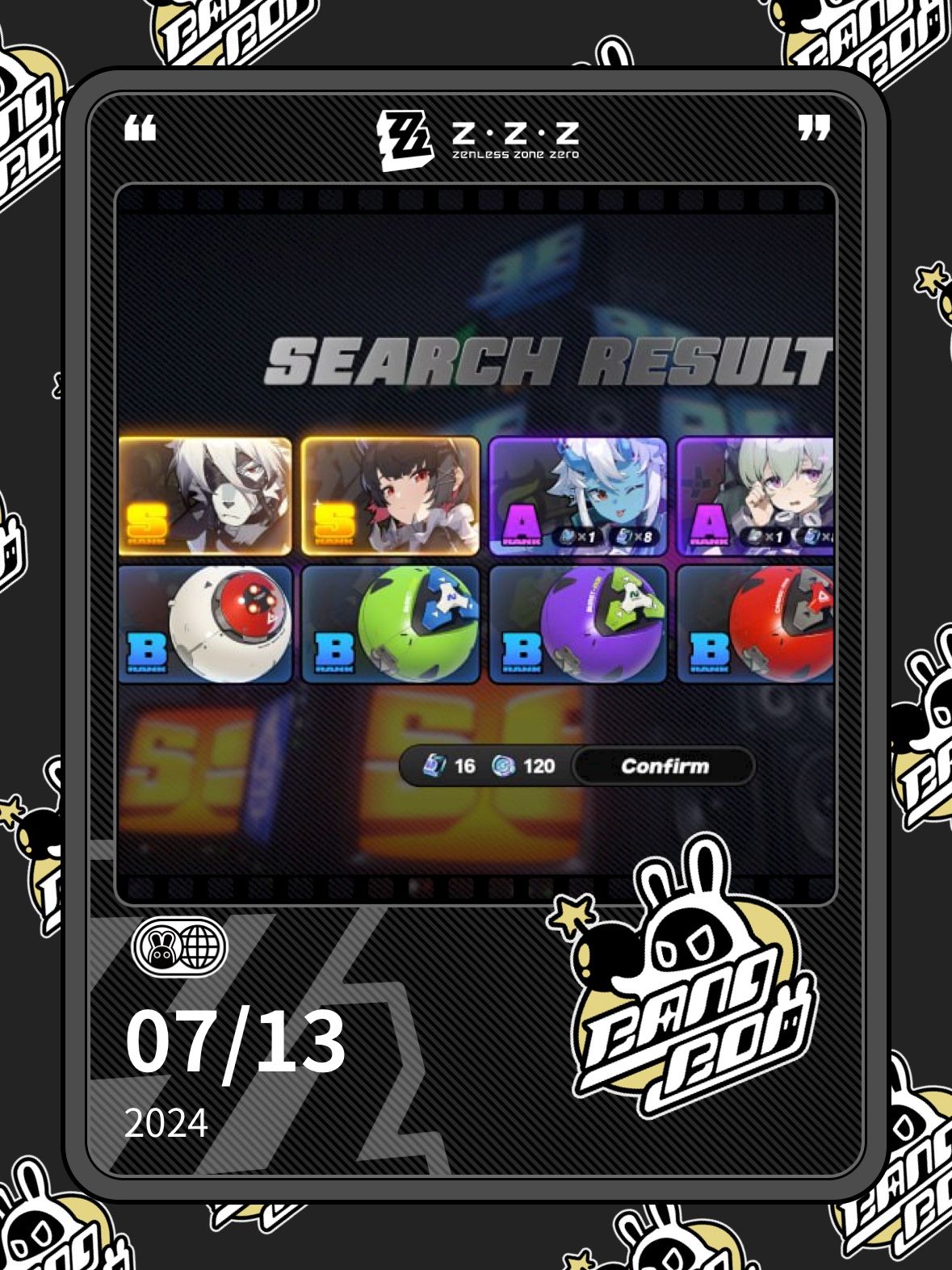 07/13 Diary - # Our Bond Has Deepened! Zenless Zone Zero | HoYoLAB