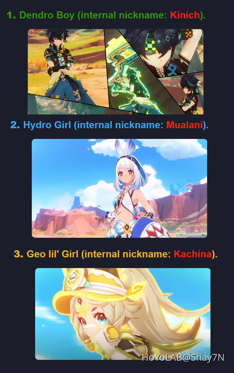 🔥 Analysis of Natlan Characters #Part_2 🔥 Ignition Teaser: A Name ...