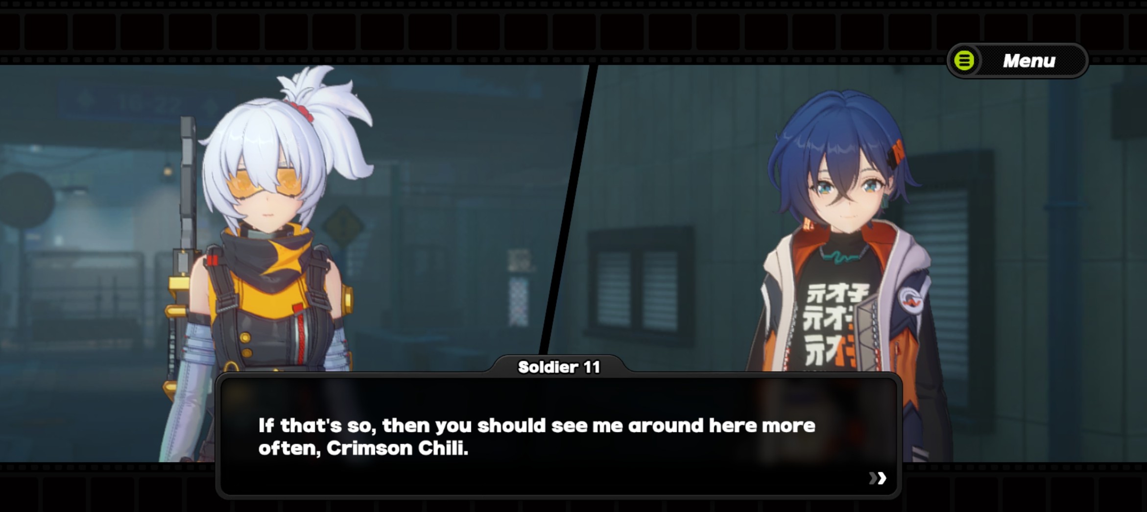 Soldier 11 is so wholesome and pure! This noodle .. err soldier needs ...