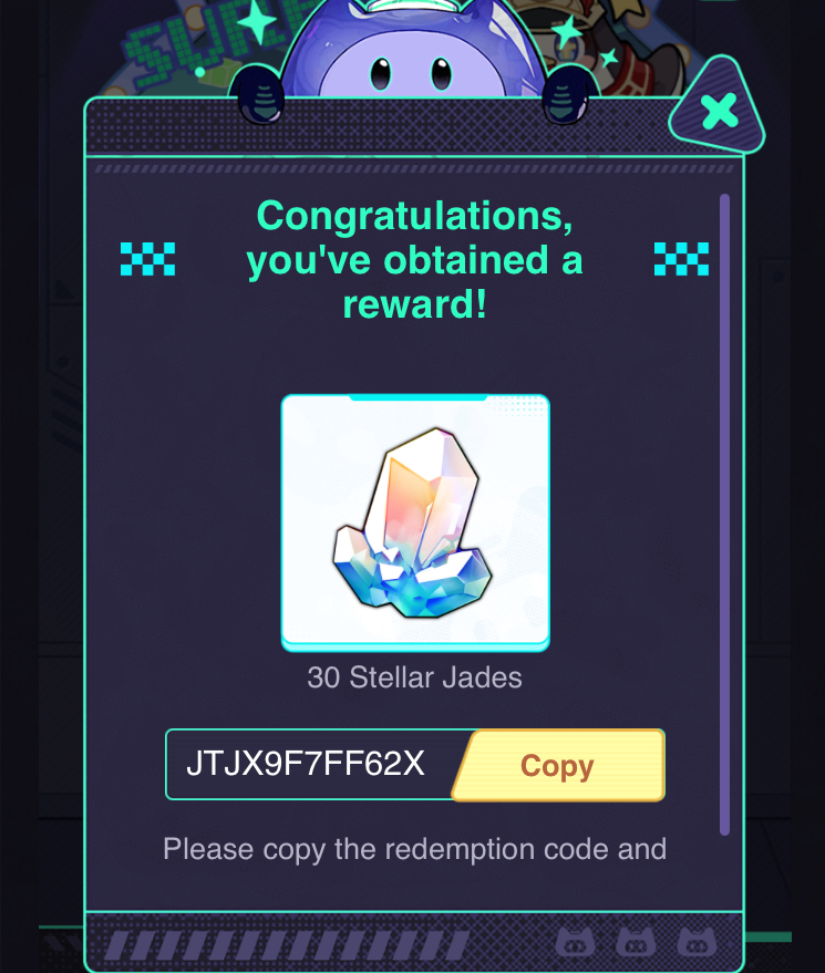 Random Stellar Jade Code Honkai: Star Rail | HoYoLAB