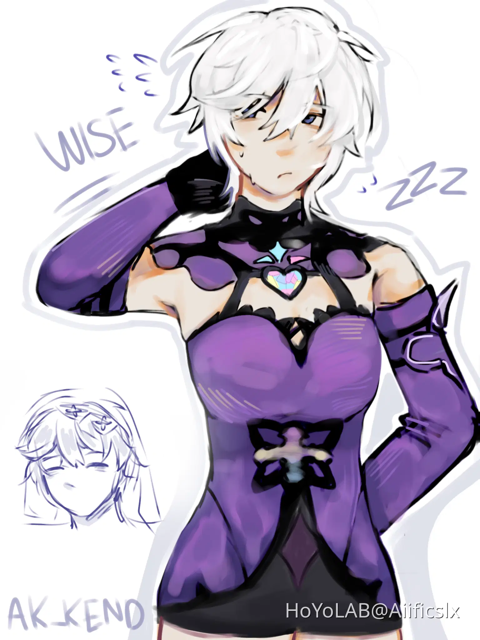 ZZZ-Male MC:Wise in Black swans Clothes Zenless Zone Zero | HoYoLAB