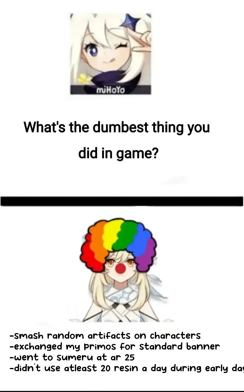 im an absolute clown Genshin Impact | HoYoLAB