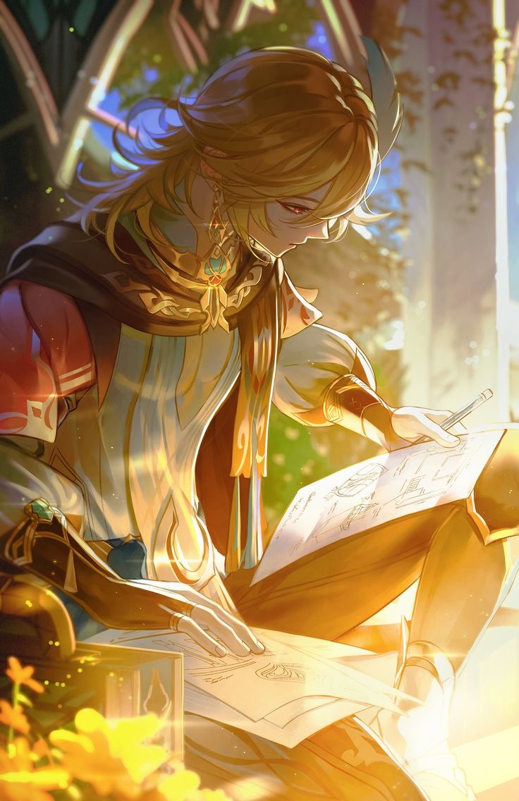 Kaveh fanart for my badge post since I’m running out of ideas Genshin ...
