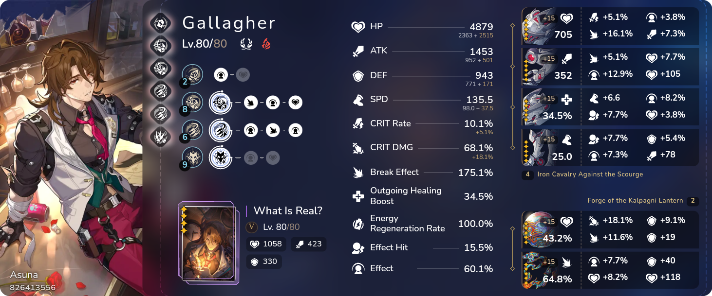 Galagher healer? Nah let's go full Break Dmg Honkai: Star Rail | HoYoLAB