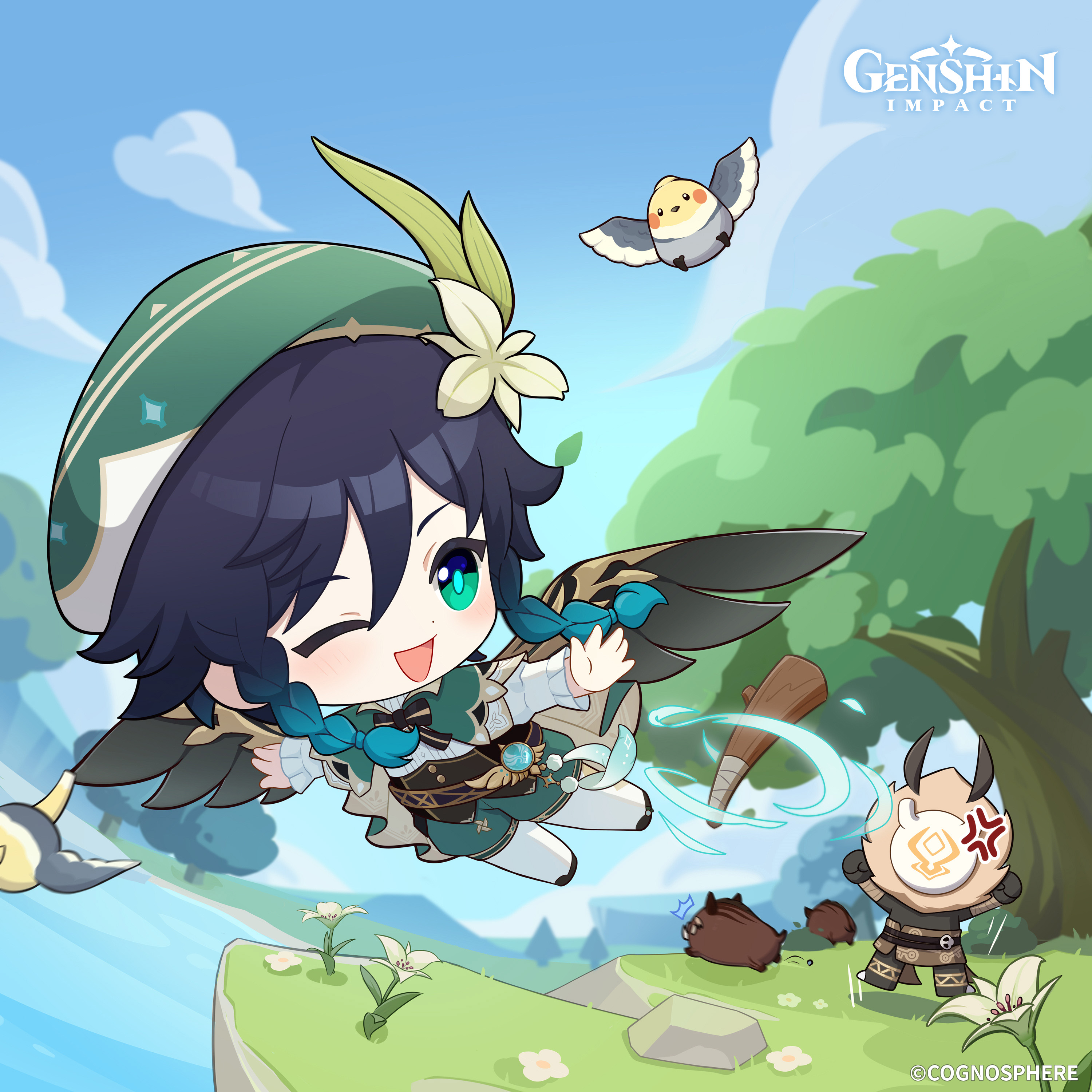 Daily Venti till badge Genshin Impact | HoYoLAB