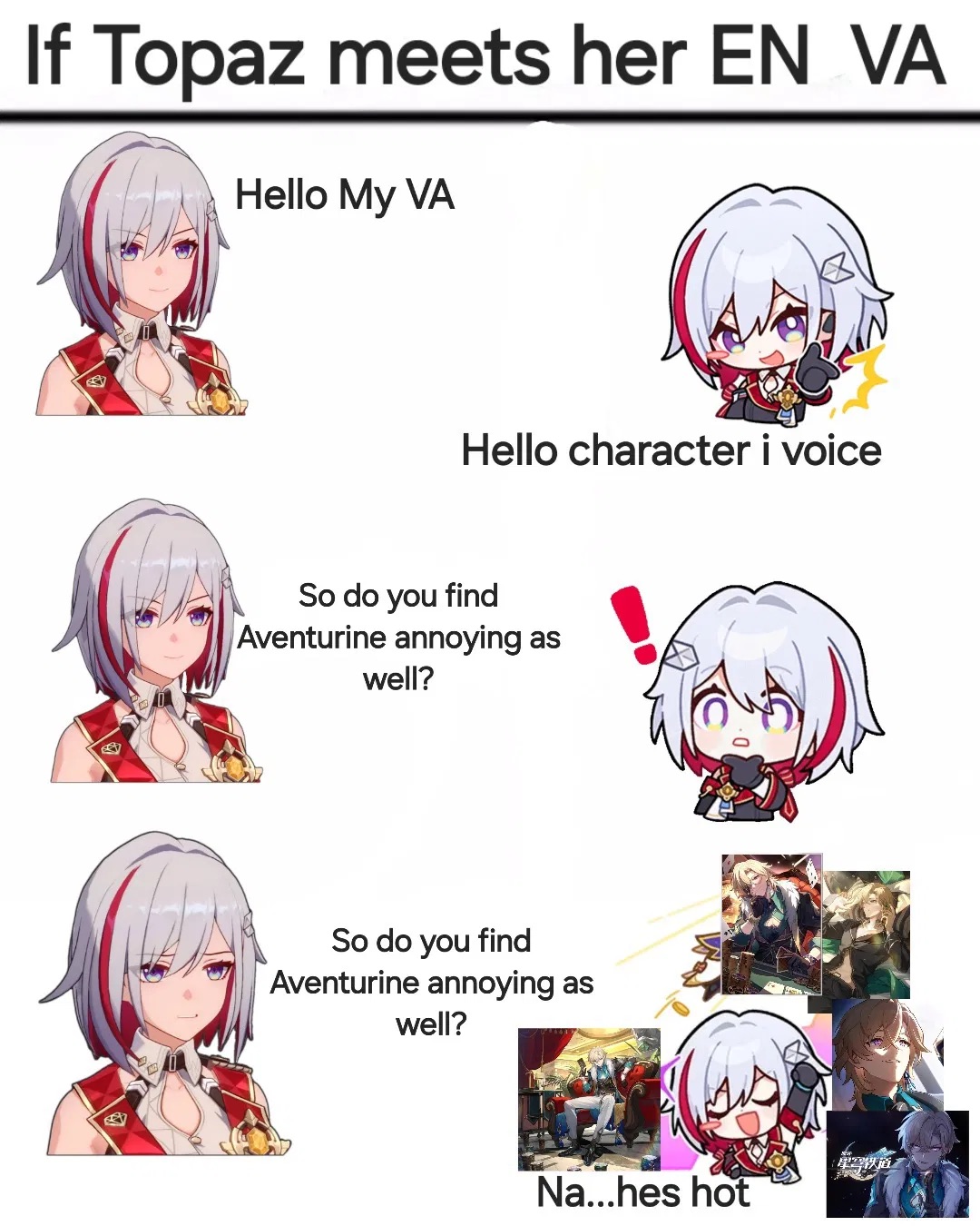 Sam Slade loves Aventurine Honkai: Star Rail | HoYoLAB