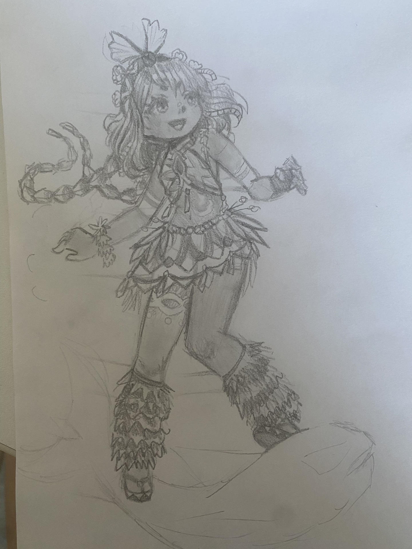 My Mualani Redesign! But in my artstyle! (She isn’t coloured yet bear ...