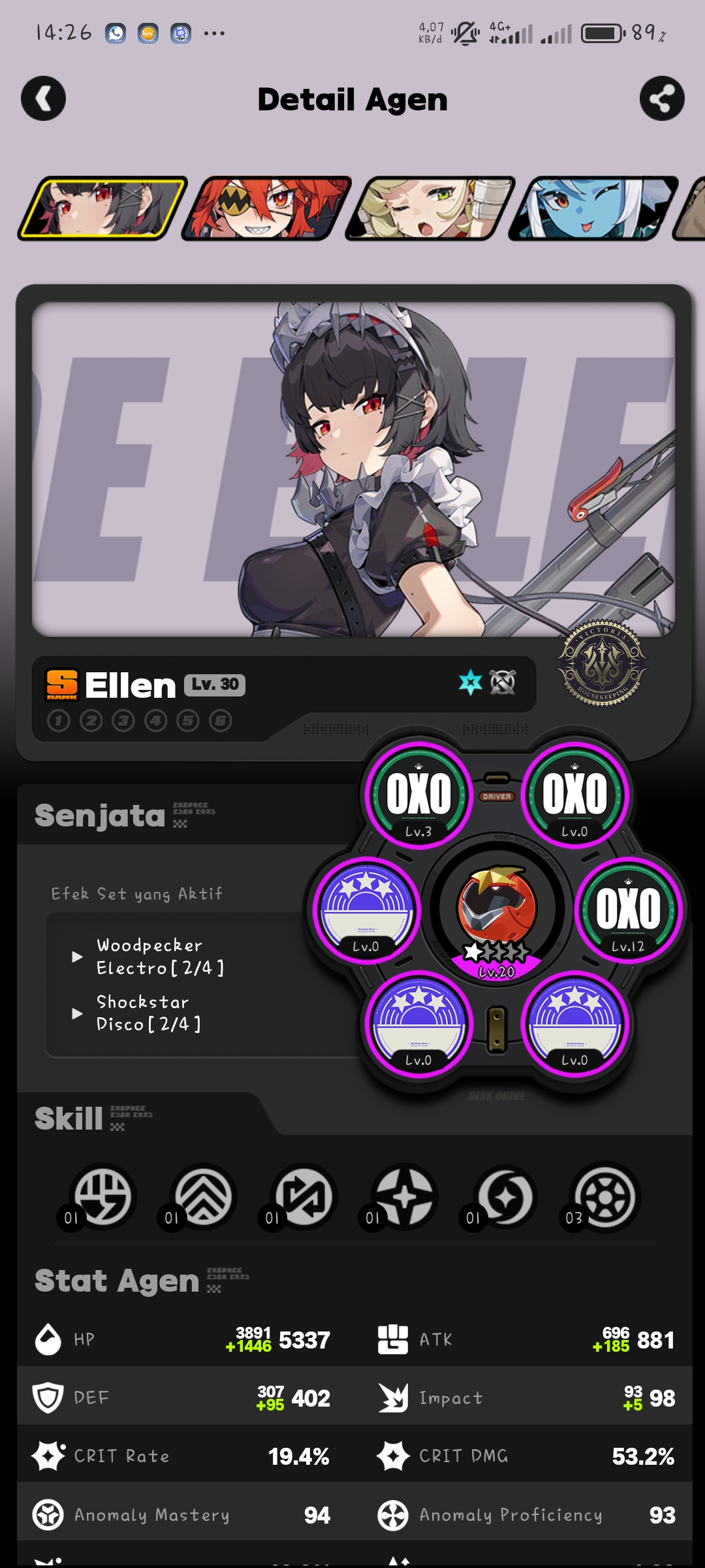 saran build ellen bang Zenless Zone Zero | HoYoLAB