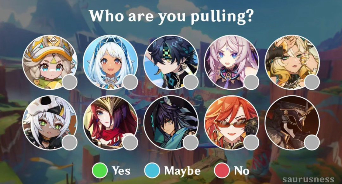 So many Natlan Characters. Who are you pulling for? Genshin Impact ...