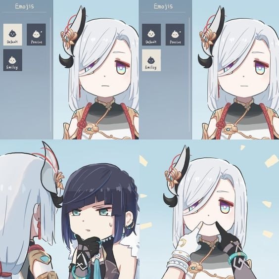 Smile shenhe, HOYO Should make more variety of emotions !!! Genshin ...