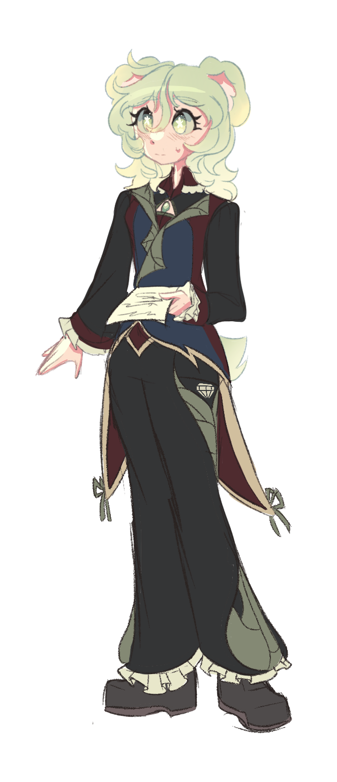 Vevila in a suit, very spiffy Genshin Impact | HoYoLAB