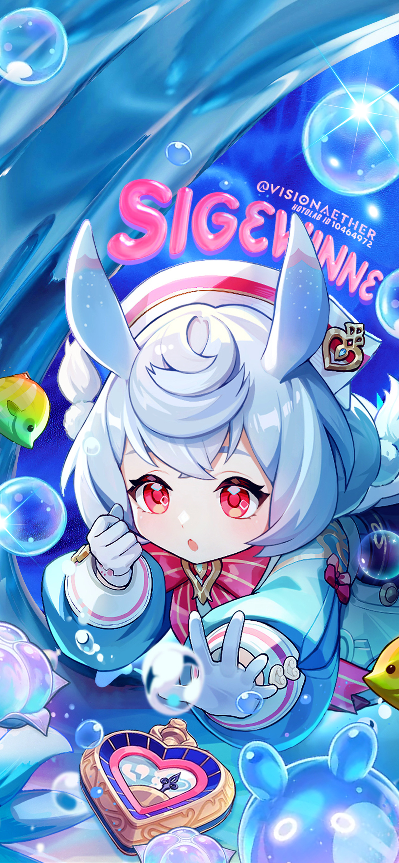 ⭐️I Made this 🫧💖SIGEWINNE💖🫧Art so you can carry her EVERYWHERE 💙 2 ...