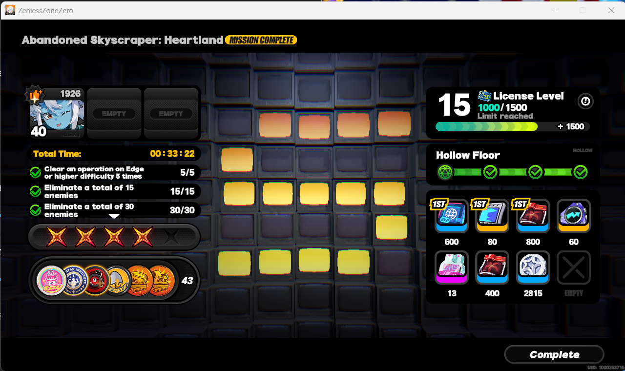 Interknot 39 - Abandoned Skyscraper: Heartland SOLO against TWINS (Gear ...