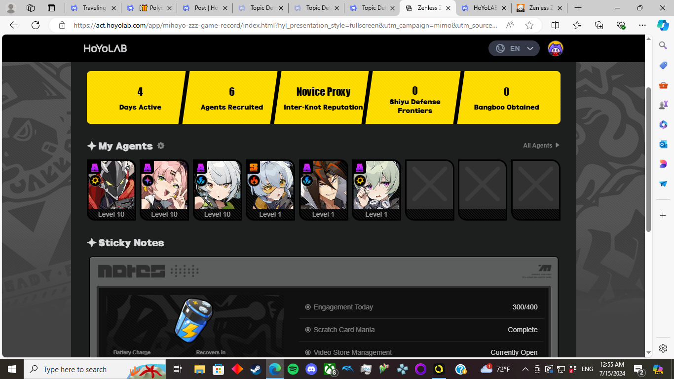 New Player Zenless Zone Zero | HoYoLAB