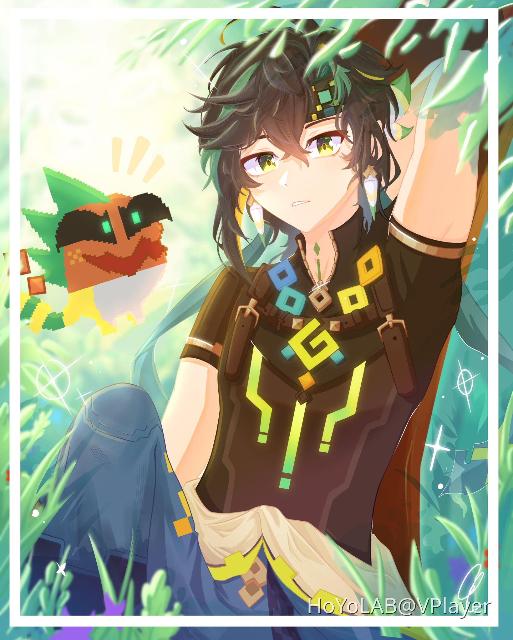 Kinich Fanart 💚 Genshin Impact | HoYoLAB