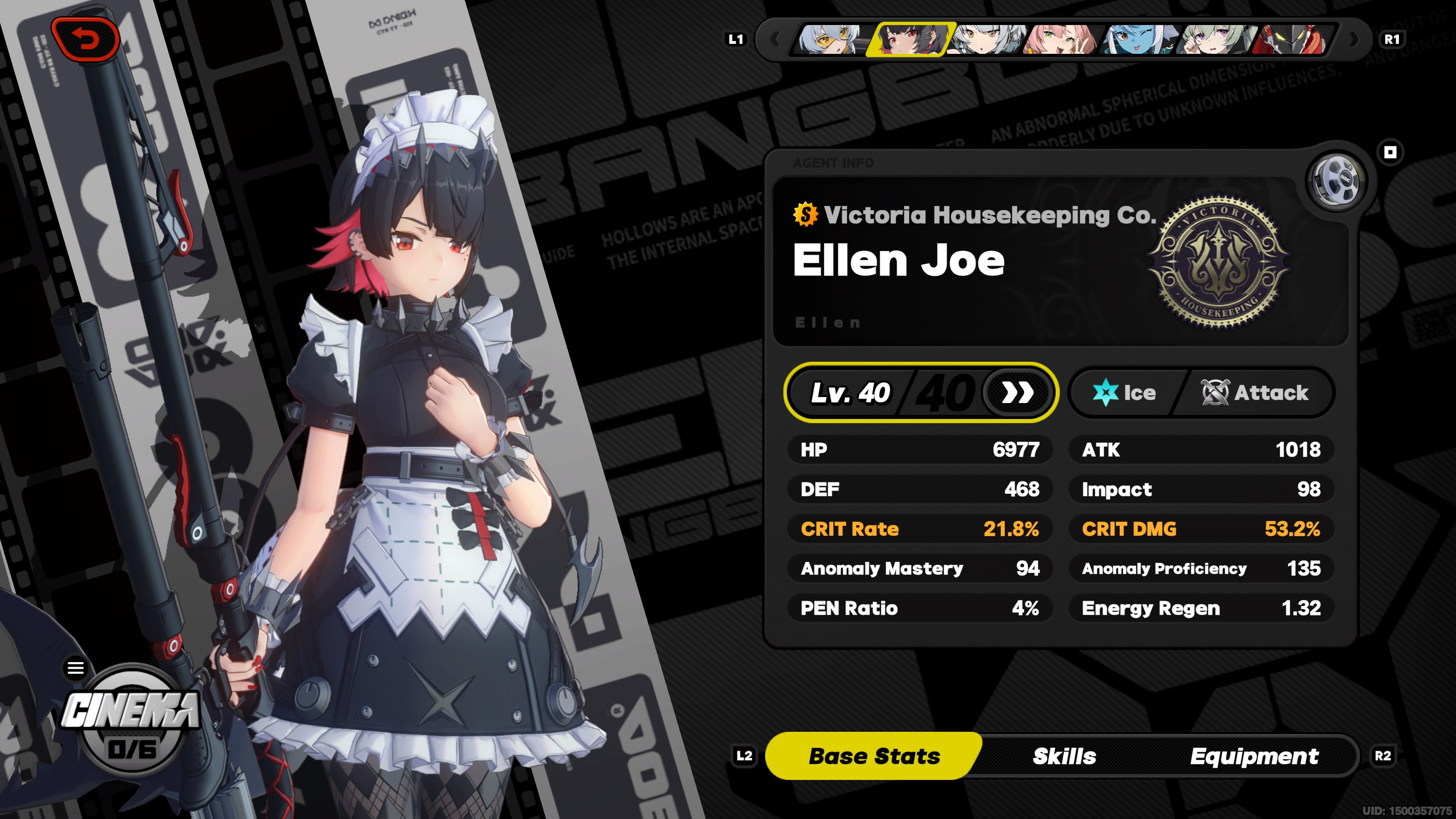 Ellen 40 level Zenless Zone Zero | HoYoLAB